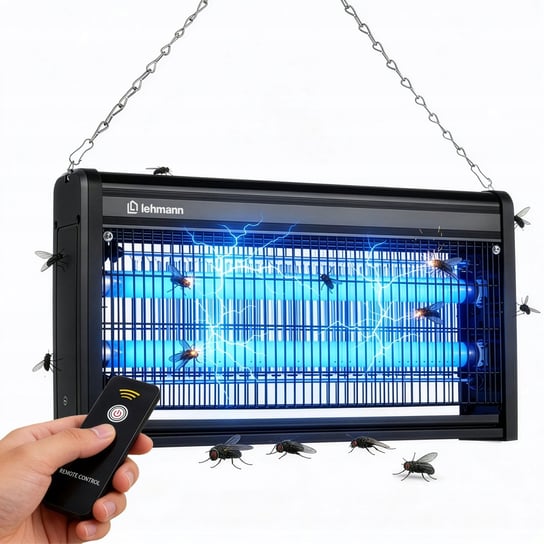 LAMPA OWADOBÓJCZA KOMARNIK 30RC NA KOMARY MUCHY OSY ĆMY OWADY PUŁAPKA ...