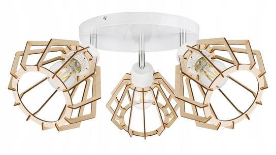 LAMPA plafon SUFITOWA ŻYRANDOL ruchomy loft DREWNO - INECT | Sklep EMPIK.COM