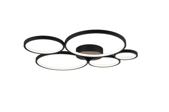 Lampa sufitowa nowoczesna wbudowany LED RONDO czarny Trio 622610532 ...