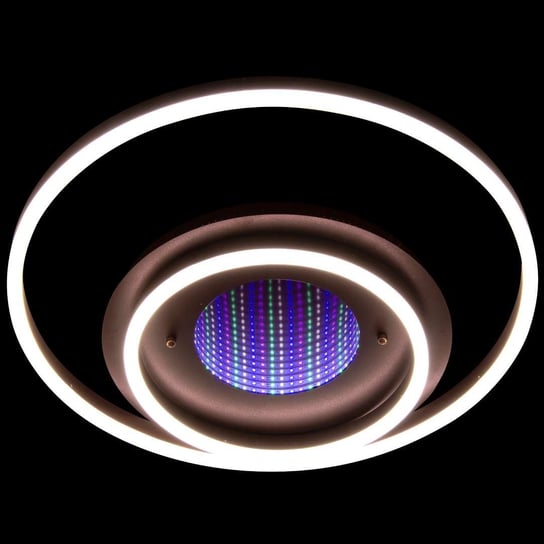 LAMPA sufitowa VEN MX55011/2L geometryczna OPRAWA plafon okrągły LED ...