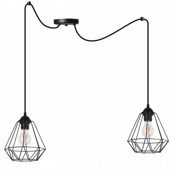 LAMPA sufitowa WISZĄCA żyrandol PAJĄK loft E27 LED - INECT | Sklep EMPIK.COM