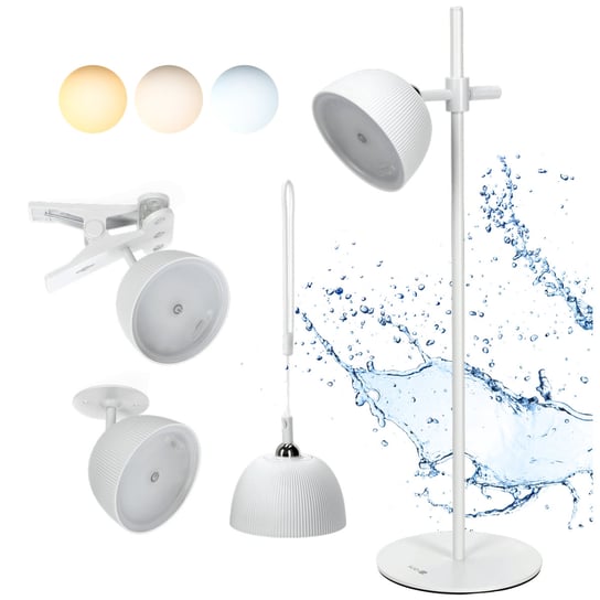 Lampka LED 3,5W FLORENCE regulacja barwy światła BIAŁA 4w1 ładowanie ...