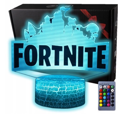 LAMPKA LED Z SERII FORTNITE NAPIS PODŚWIETLANY 3D - Inna marka | Sklep ...