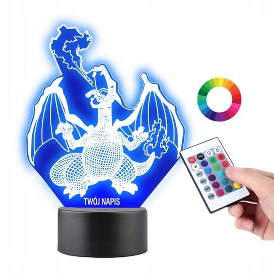 Lampka na biurko Pokemon Charizard 16 LED PLEXIDO - Plexido | Sklep ...