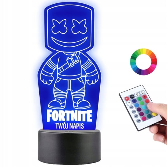 Lampka na Biurko Statuetka Led Fortnite Marshmello - Plexido | Sklep ...