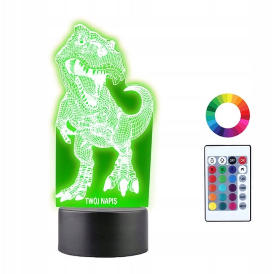 Lampka Nocna 3D Led Dinozaur Dino - Plexido | Sklep EMPIK.COM