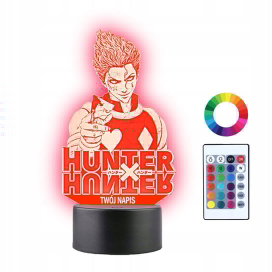 Lampka Nocna 3D LED Hunter x Hunter Hisoka Anime - Plexido | Sklep ...