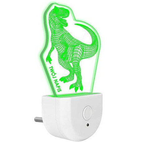 Lampka Nocna LED dla Dzieci JURASSIC T-REX do kontaktu gniazdka CZUJNIK - Upominki.pl | Sklep ...
