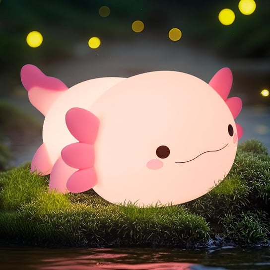 Lampka nocna z motywem aksolotla, prezent dla dzieci z motywem ...