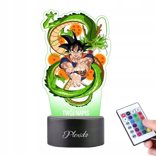 Lampka Nocna Z Nadrukiem Dla Dzieci Dragon Ball Anime Manga Son Goku ...