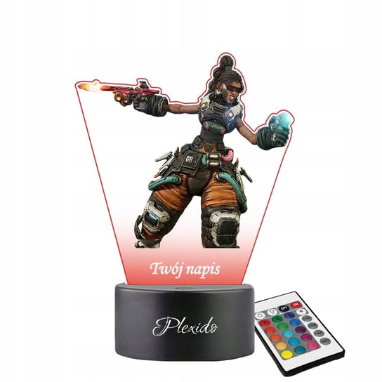 Lampka Nocna Z Nadrukiem Uv Led 3D Borderlands Harlowe - Plexido ...