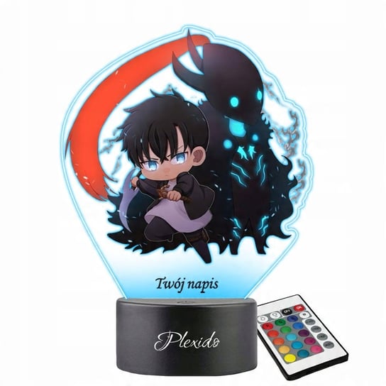 Lampka Nocna z Nadrukiem UV LED 3D Solo Leveling Sung Jinwoo - Plexido ...