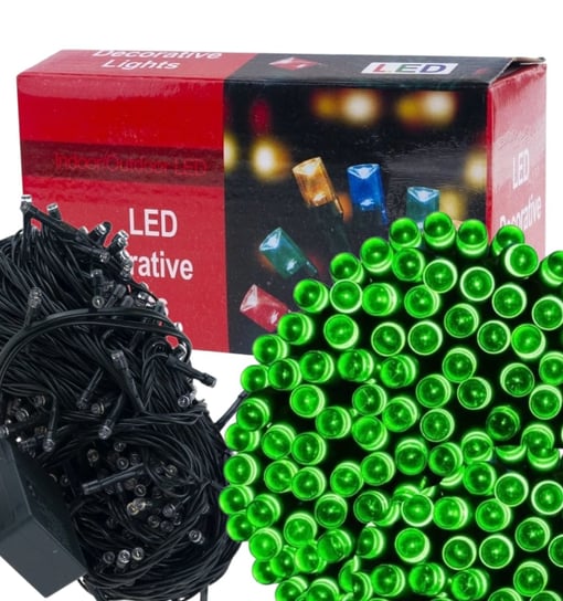 Lampki LED Zielone - 100 LED - 8m - Leśna Mgiełka - Inna marka | Sklep ...
