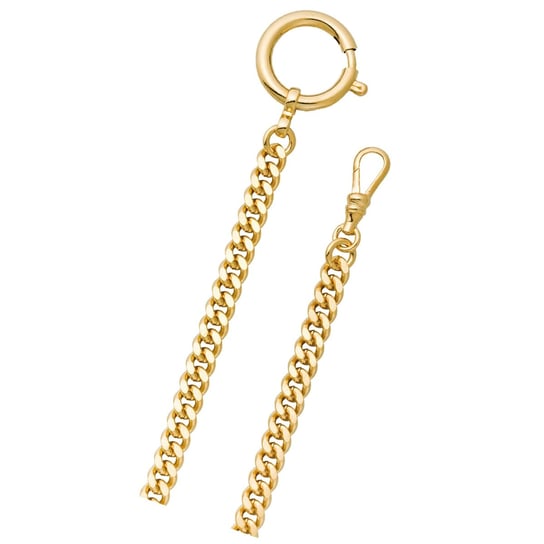 Łańcuszek Regent pozłacany do zegarka kieszonkowego P-42 Flat Armour ...