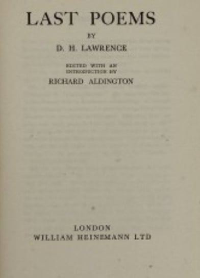 Last poems 1932 r. - Opracowanie zbiorowe | Książka w Empik
