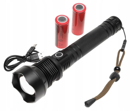 Latarka Xhp70 Cree Led Taktyczna Mocna Usb Zoom - Inna marka | Sport ...