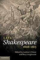 Late Shakespeare, 1608-1613 - Power Andrew J. | Książka w Empik