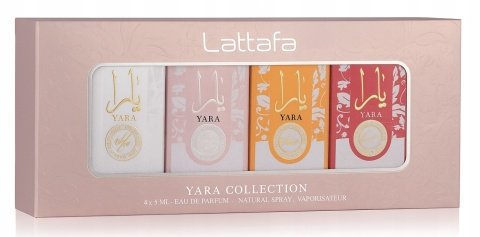 Lattafa Yara Mini Collection 4x5ml - Zestaw prezentowy mini perfum ...