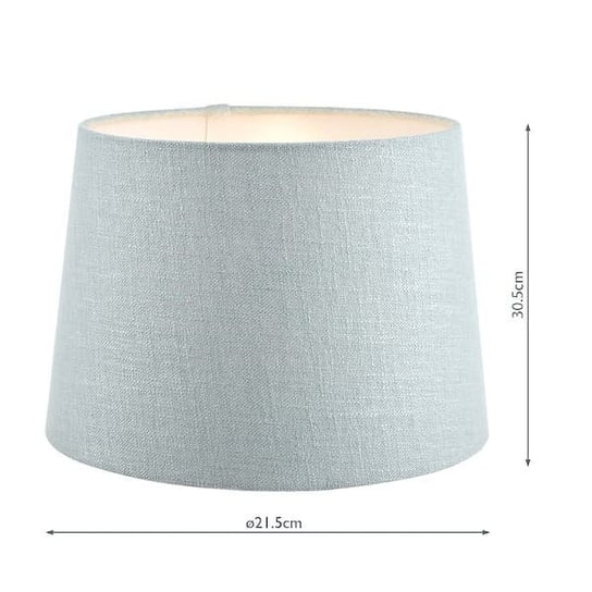 Laura Ashley Bacall Linen Empire Drum Shade Duck Egg Blue 30 cm/12 cali ...