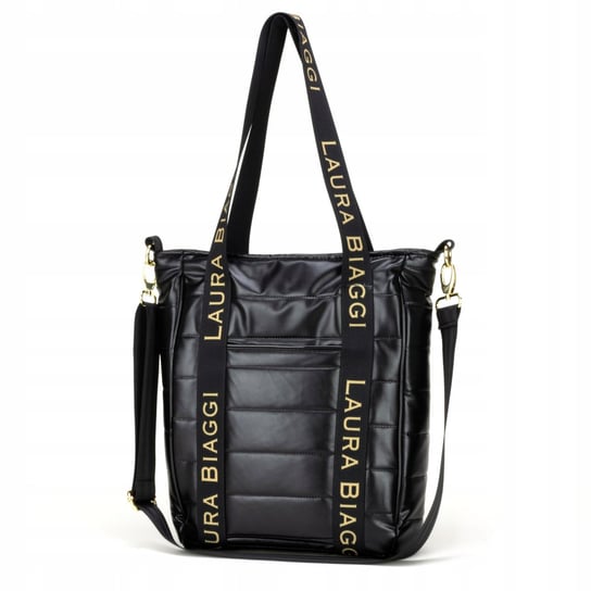 Laura Biaggi Polska Torebka Pikowana Na Ramię Logo - Laura Biaggi | Moda Sklep EMPIK.COM