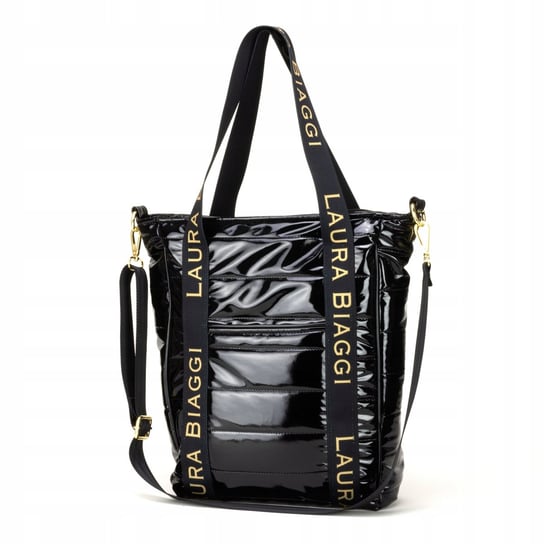 LAURA BIAGGI TOREBKA SHOPPER CZARNA POLSKA TORBA - Laura Biaggi | Moda Sklep EMPIK.COM