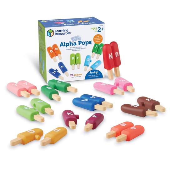 Learning Resources Smart Snacks Alpha Pops Zabawki 26-Kawałek Zestaw ...