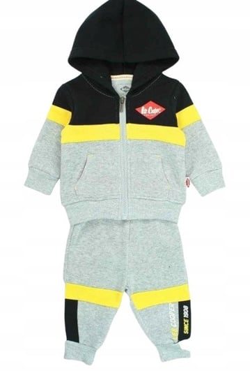 LEE COOPER DZIECIĘCY KOMPLET DRESOWY SZARY SPODNIE I BLUZA 3M JSE - Lee ...