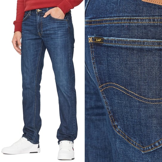 Lee DAREN ZIP FLY Hero DżINS proste ciemne męskie spodnie jeansowe W32 L36 - LEE | Moda Sklep ...