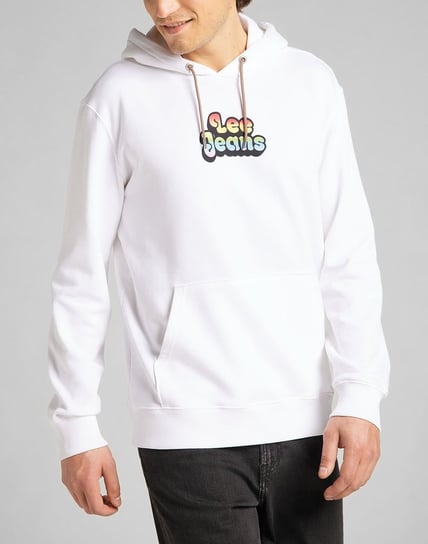 Lee Pride Hoodie Męska Bluza Z Kapturem Logo White L82Rsp12-L - Inna marka | Moda Sklep EMPIK.COM