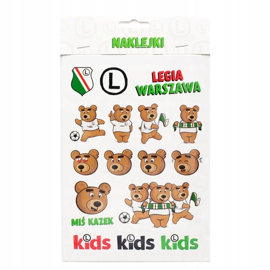 Legia Warszawa Naklejki Wlepki Vlepki 16Szt Kazek - Legia Warszawa ...