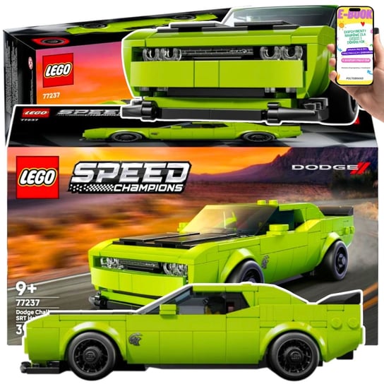 LEGO AUTKO SAMOCHÓD Speed Champions DODGE CHALLENGER SRT HELLCAT ...