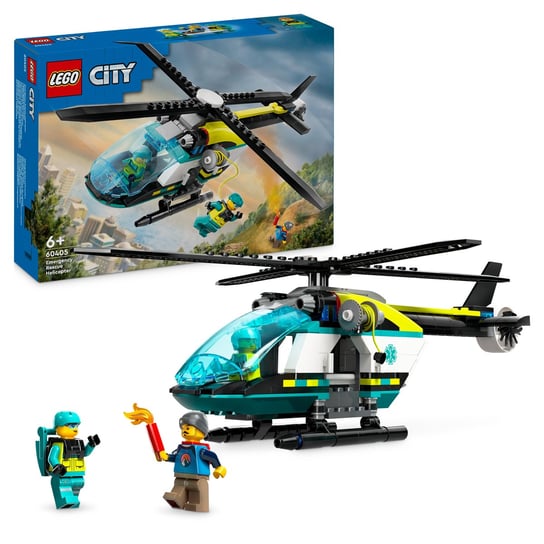 LEGO City, klocki, Helikopter ratunkowy, 60405 - LEGO | Sklep EMPIK.COM