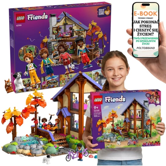 LEGO FRIENDS Jesienna Leśna Chatka 42705 Prezent Dla Dziecka + E-BOOK-1 ...