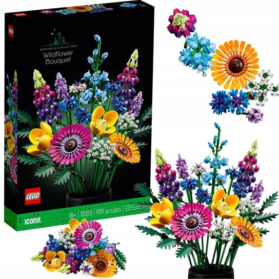 LEGO ICONS BOTANICAL COLLECION BUKIET POLNYCH KWIATÓW KOLEKCJA ...