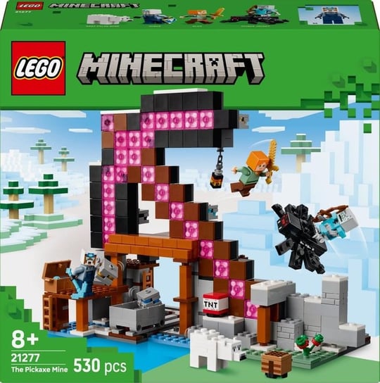 LEGO Minecraft - Alex Kilofowa kopalnia Pickaxe Mine klocki ZESTAW LEGO ...