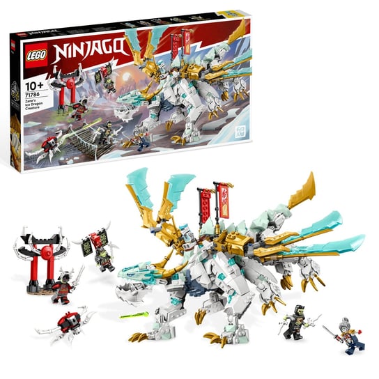 LEGO Ninjago, klocki, Lodowy smok Zane’a, 71786 - LEGO | Sklep EMPIK.COM