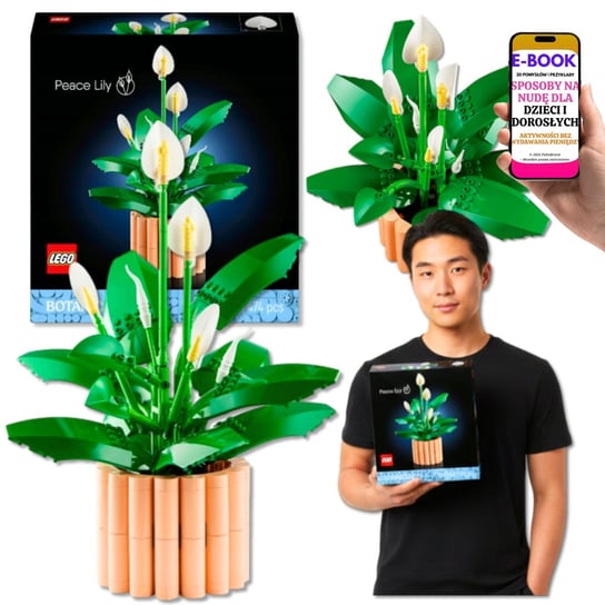 LEGO PREZENT NA WALENTYNKI Skrzydłokwiat BOTANICALS • Dekoracyjna ...