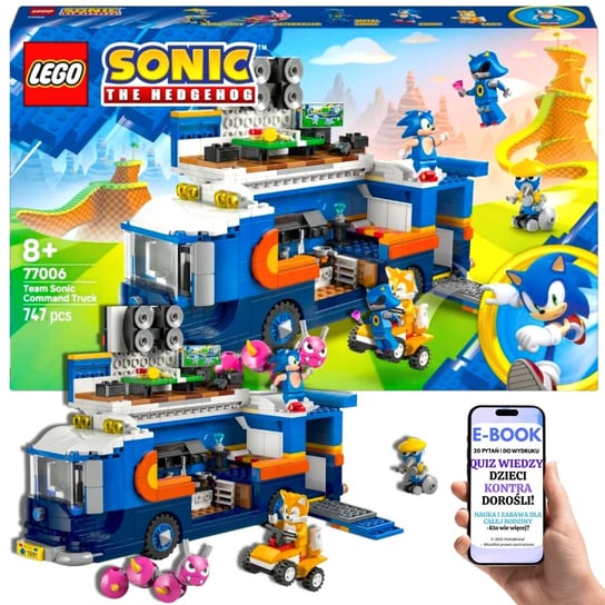LEGO® Sonic, Tails, Metal Sonic i pojazd pełen akcji (77006) ciężarówka ...