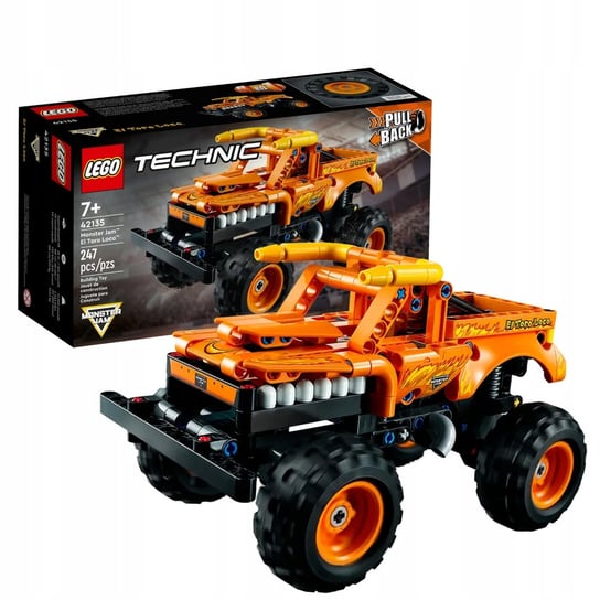 LEGO TECHNIC Zestaw Klocki Monster Jam El Toro Loco 2w1 Napędzany 42135 ...