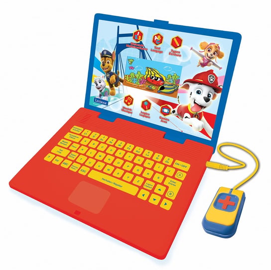 Lexibook, Psi Patrol Edukacyjny i Dwujęzyczny Laptop Francuski ...