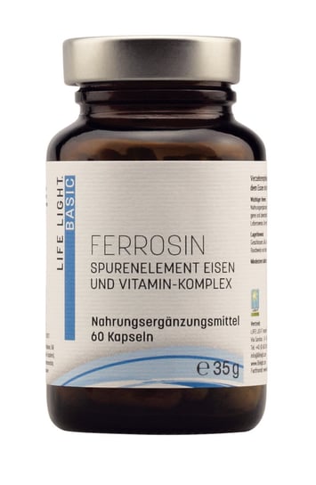 Life Light, Ferrosin - organiczne żelazo i witaminy, Suplement diety ...