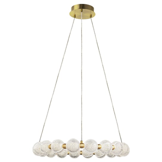 Light Prestige, Lampa wisząca Diamond 18 18xLED CCT złota LP-2202/18P GD - Light Prestige ...