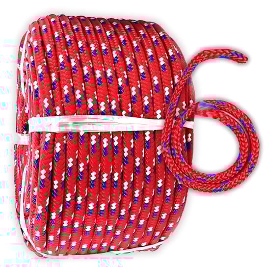 Lina polipropylenowa 6mm 50m czerwona - Zolta | Sklep EMPIK.COM