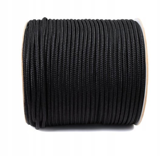 LINA POLIPROPYLENOWA Linka Żeglarska Czarna Pleciona 8mm 1M - Inna marka | Sport Sklep EMPIK.COM