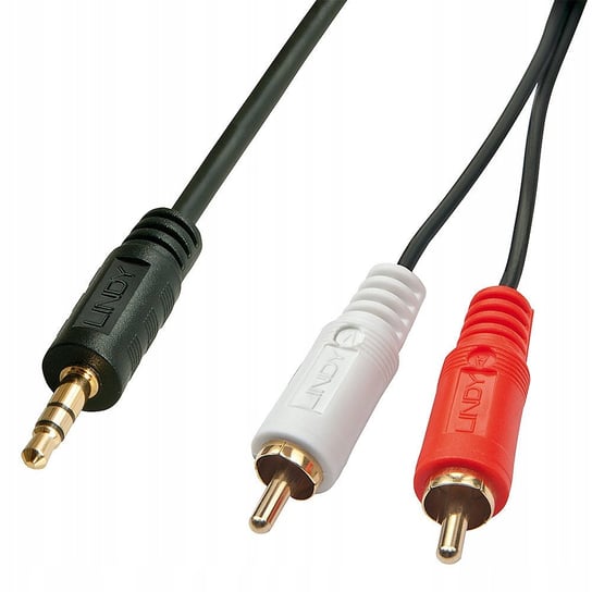 Lindy 35682 Kabel Audio 3 M 2 X Rca 3.5Mm Czarny - Lindy | Sklep EMPIK.COM