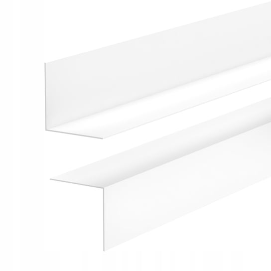 Listwa podłogowa Loft, Modern-twarde PVC, biały 200 cm 50x20 mm ...