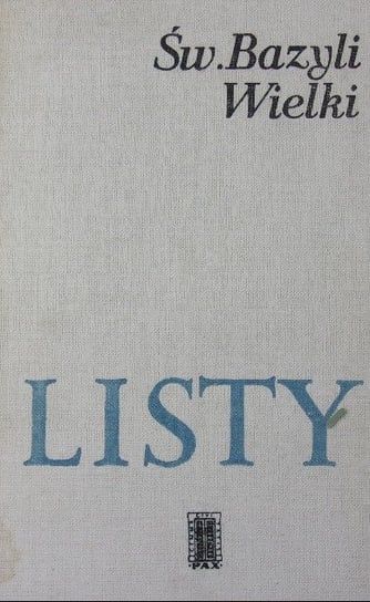 Listy - Wielki Bazyli | Książka w Empik