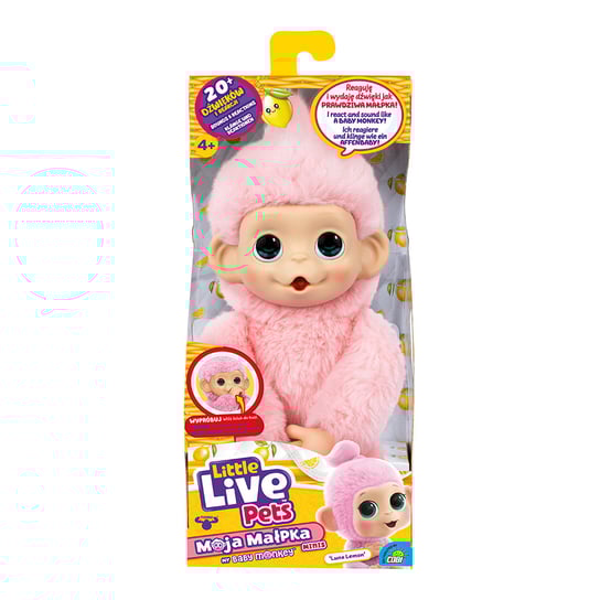 Little Live Pets Moja Małpka Mini Luna Lemon - Little Live Pets | Sklep ...