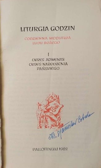 Liturgia godzin Codzienna modlitwa Ludu Bożego Tom I Okres Adwentu i ...
