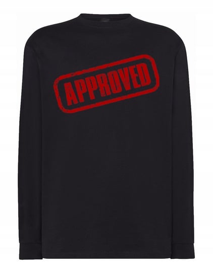 Longsleeve męski nadruk napis APPROVED r.3XL - Inna marka | Moda Sklep ...